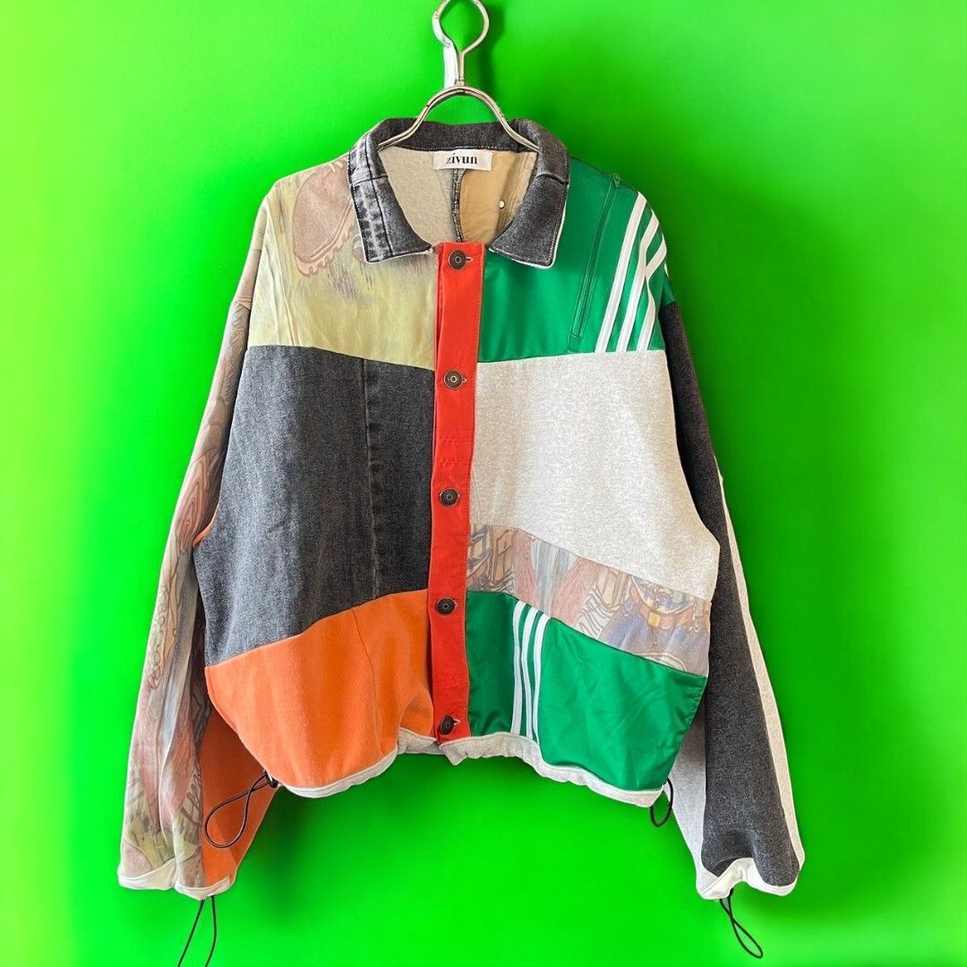 Graffiti Patchwork Bomber 有明ガーデンrecollect店 ジャケット リメイク セットアップ remake 再構 ...