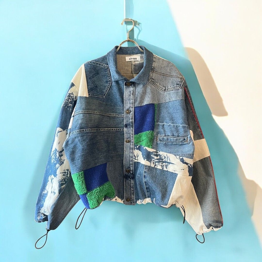 Graffiti Patchwork Bomber 有明ガーデンrecollect店 ジャケット リメイク セットアップ remake GP ...